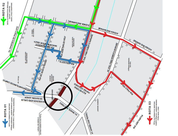 Departamento de Trânsito apresenta rotas alternativas durante obras do ...